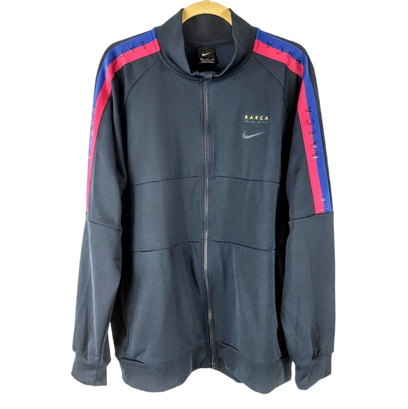 Nike | Jackets & Coats | Mens Barca Fc Barcelona Blue Nike Jacket ...
